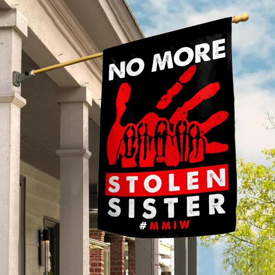 No More Stolen Sisters Flag/ MMIW Flag/ MMIW Awareness Flag/ Missing ...