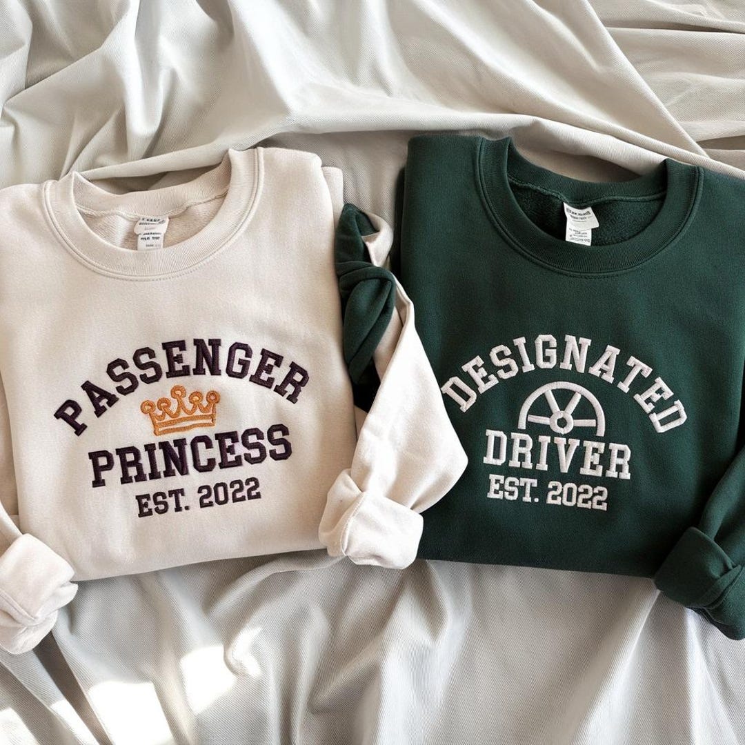 Embroidered Valentine Passenger Princess Designated Driver Shirt ...