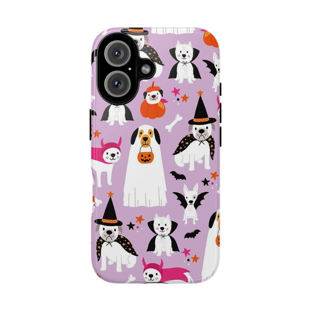 Halloween Lots of Dogs Costumes Phone Case, Horror Movie Phone Case ...