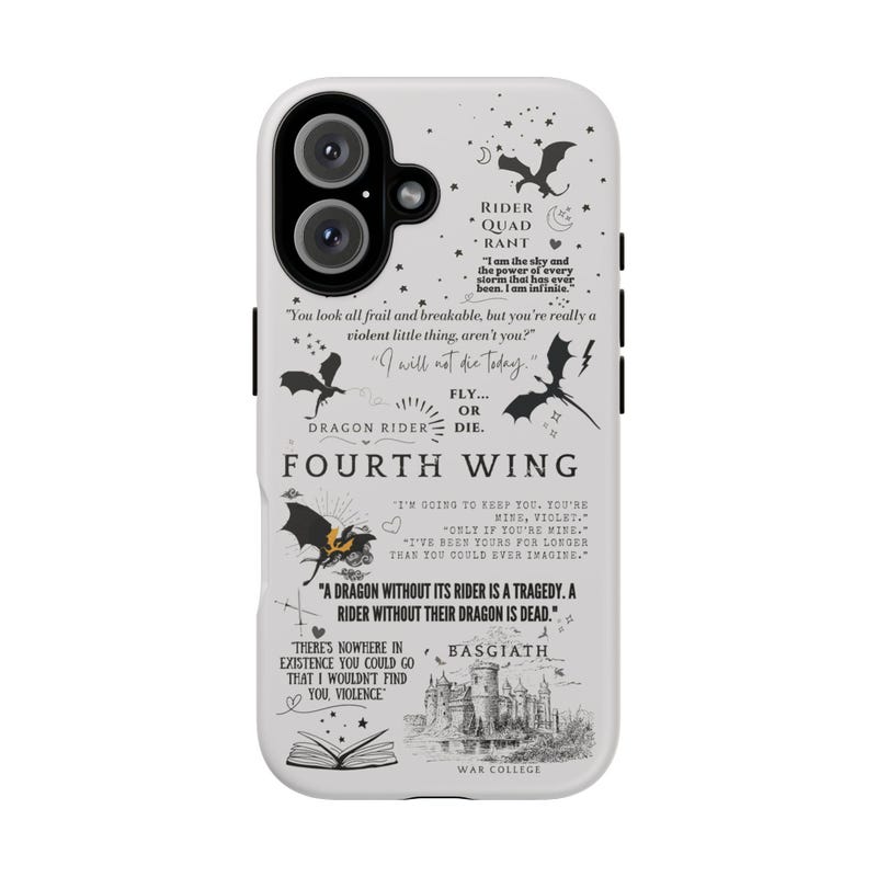 Fourth Wing Book Cover - Etsy