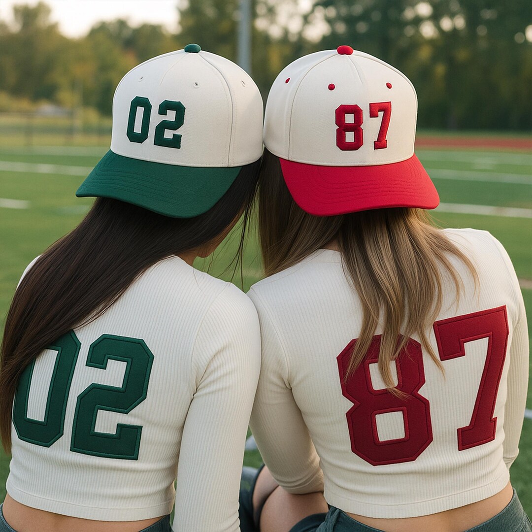 Embroidered Custom Jersey Number Vintage Trucker Hat, Personalized ...