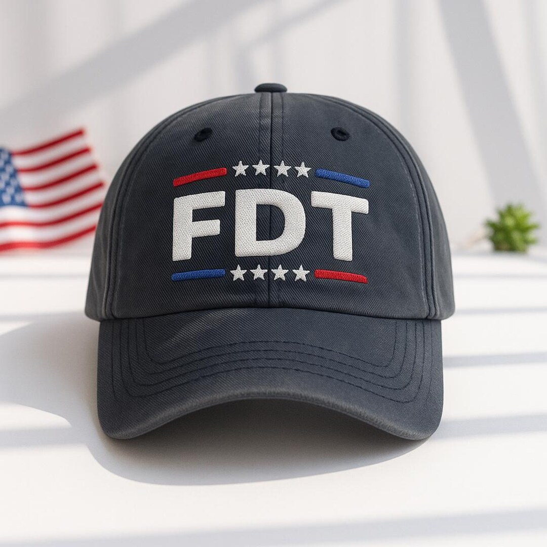 FDT Embroidered Hat, Anti Trump Cap, 8647 Wildflowers Political Protest ...