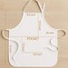 Personalized Embroidered Cute Floral Kitchen Apron, Bread Baking Apron ...