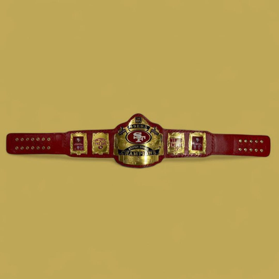 SF San Francisco 49ers Championship Belt – Premium American Football ...