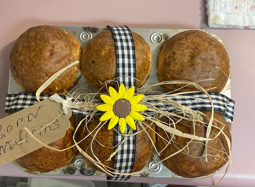 Faux Farmhouse Corn Muffins: Rustic Food Prop - Etsy