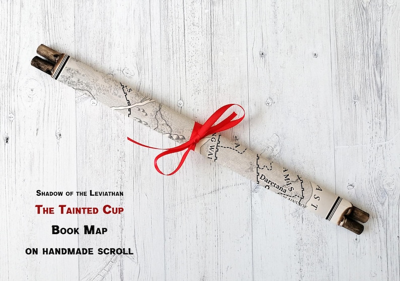 Shadow of the Leviathan Map Scroll: Tainted Cup Fantasy Art, Book Map ...
