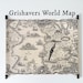Grishaverse World Map Handmade Scroll: Shadow and Bone Book Art - Etsy