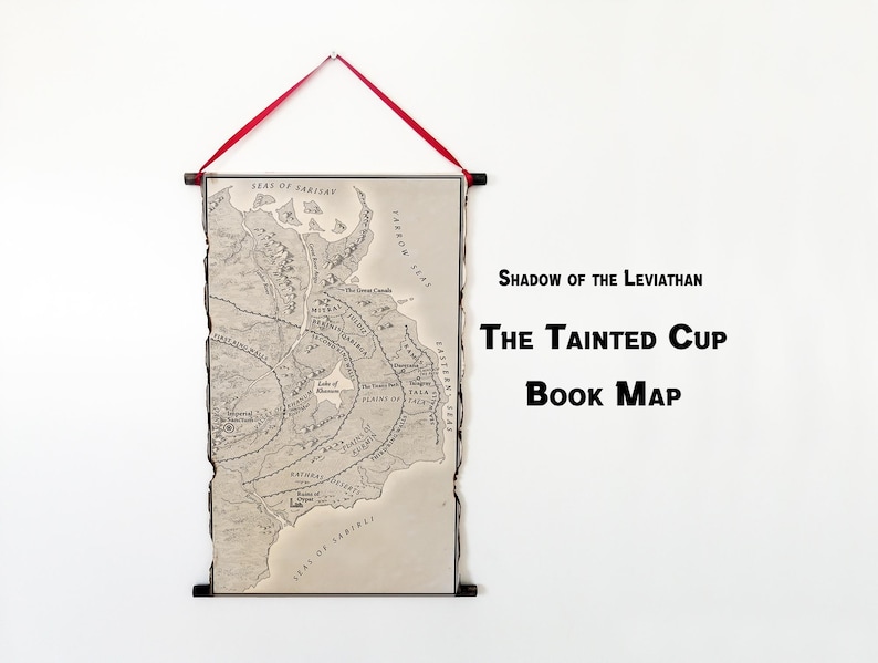 Shadow of the Leviathan Map Scroll: Tainted Cup Fantasy Art, Book Map ...