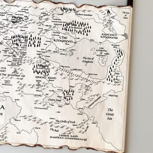 The Riftwar Cycle Midkemia Map - Handmade Scroll - FREE SHIPPING, the ...