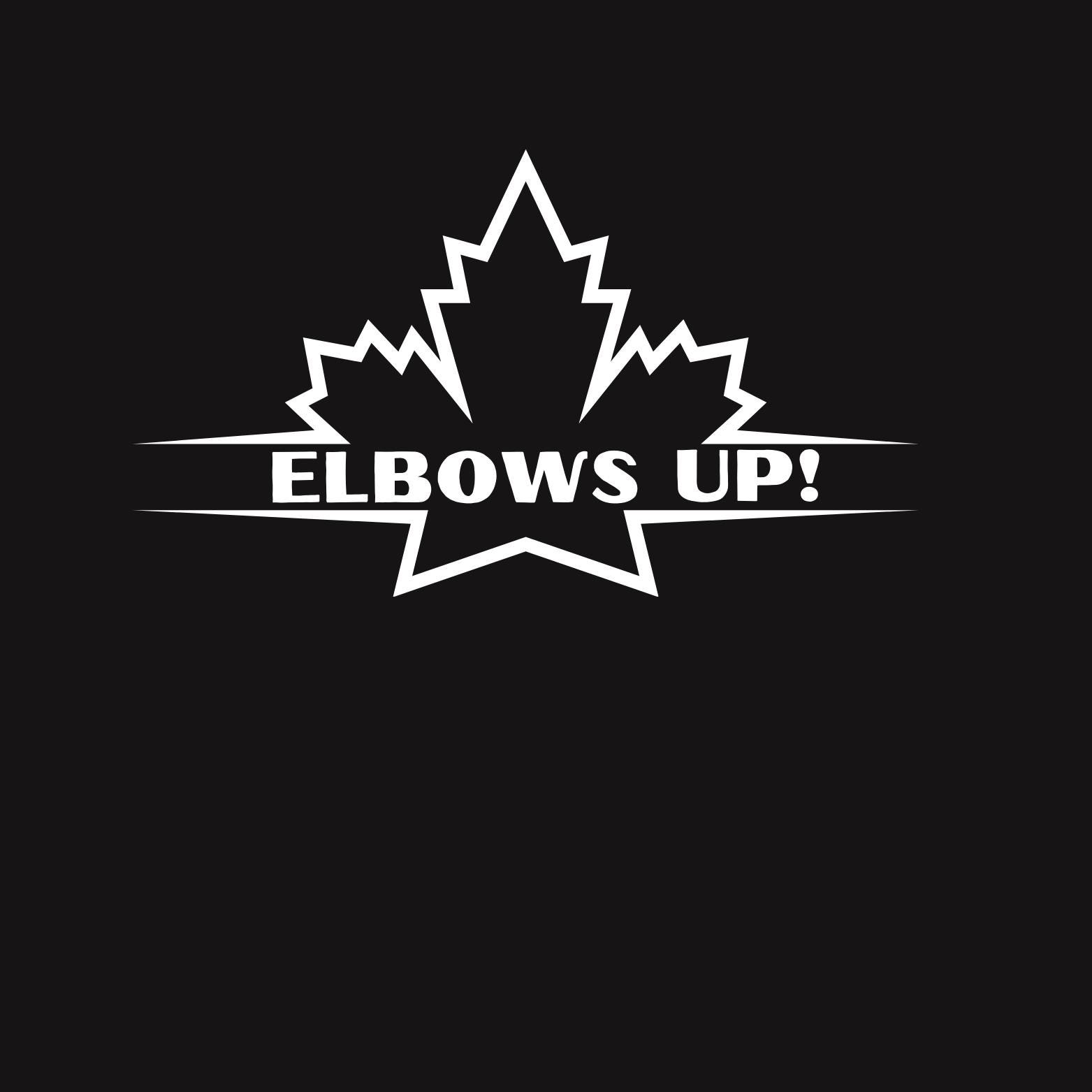 Elbows Up, Maple Leaf Vinyl Decal, Canadian Sticker for Car, Bumper ...