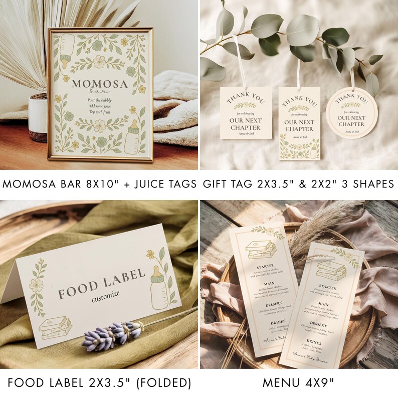 Our Next Chapter Baby Shower Bundle, A New Chapter Begins, Book Theme ...
