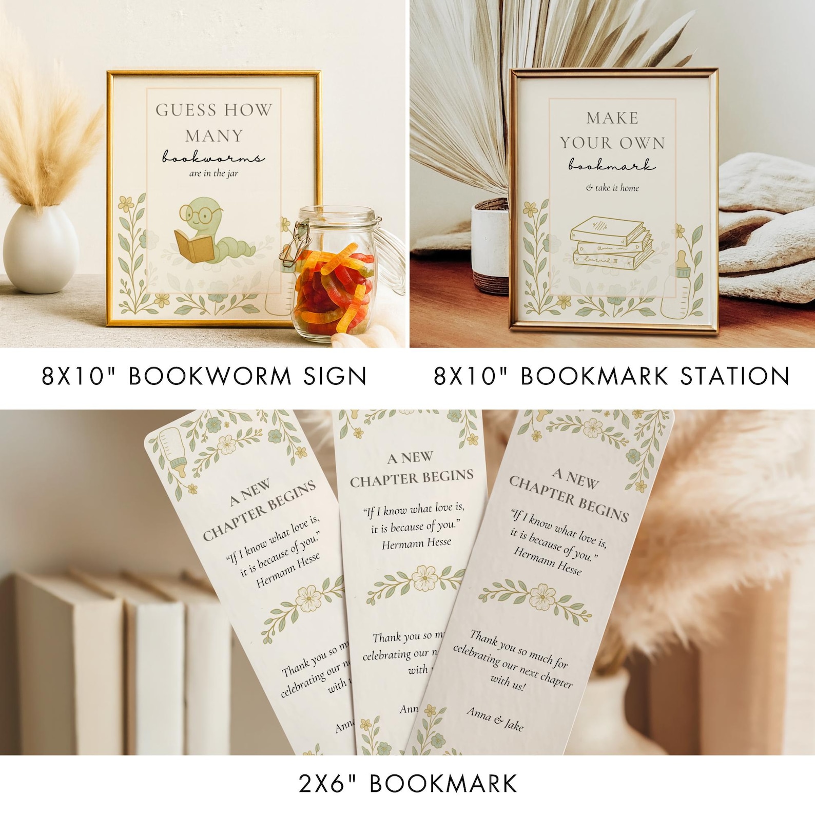 Our Next Chapter Baby Shower Bundle, A New Chapter Begins, Book Theme ...