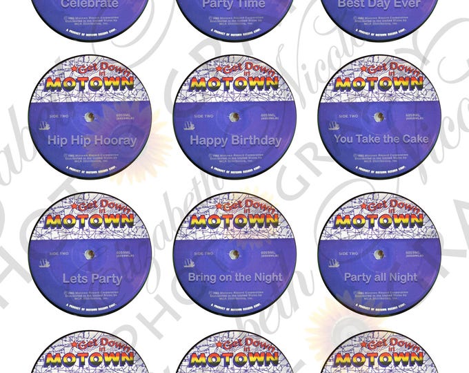 Motown Party Stickers - Digital Download - Etsy