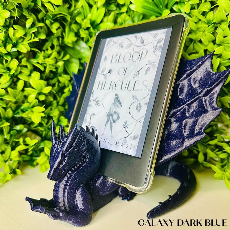 Fantasy Dragon E-reader Stand | 3D Printed Kindle Holder | Bookish Gift ...