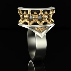 Priest Cult Ring, Unique Men's Ring, With Jewelry Gift, 925 Sterling ...