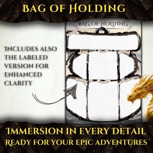Dnd Bag of Holding Sheet | Inventory | Digital PDF Character Sheet ...