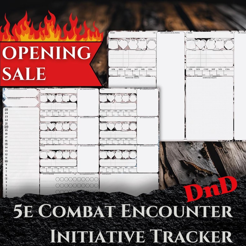 Dnd Combat Encounter Tracker 5e | Initiative | Party Stats | BBEG ...