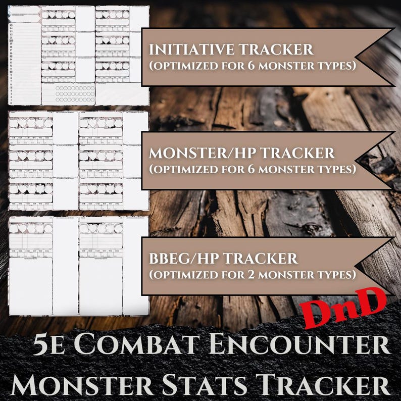 Dnd Combat Encounter Tracker 5e | Initiative | Party Stats | BBEG ...