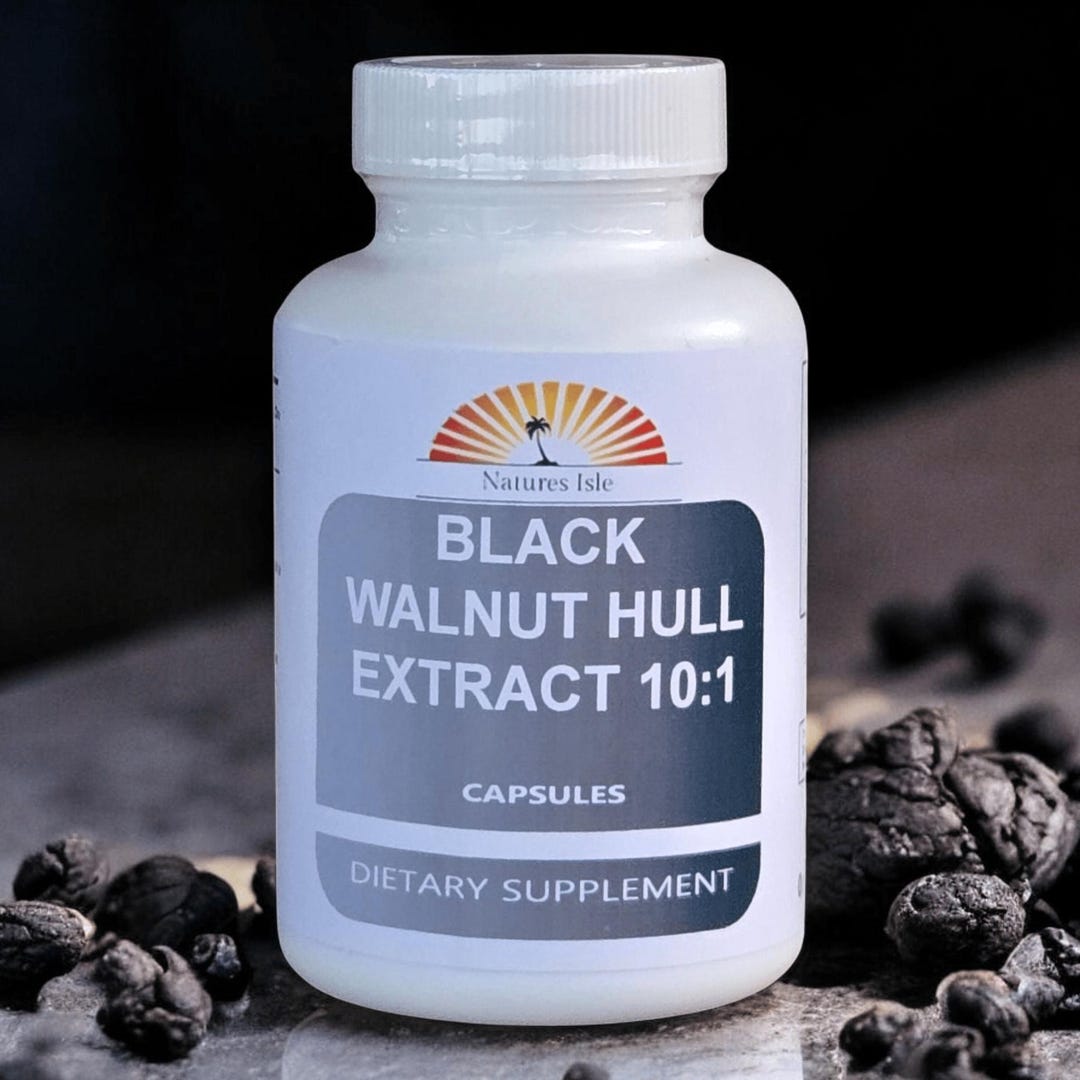 Black Walnut Hulls Extract 10:1 Capsules - Etsy