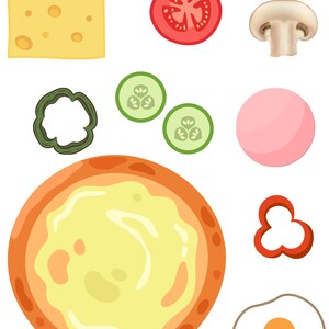 Cut & Paste Activity: Please Make Your Pizza - Craft - Etsy