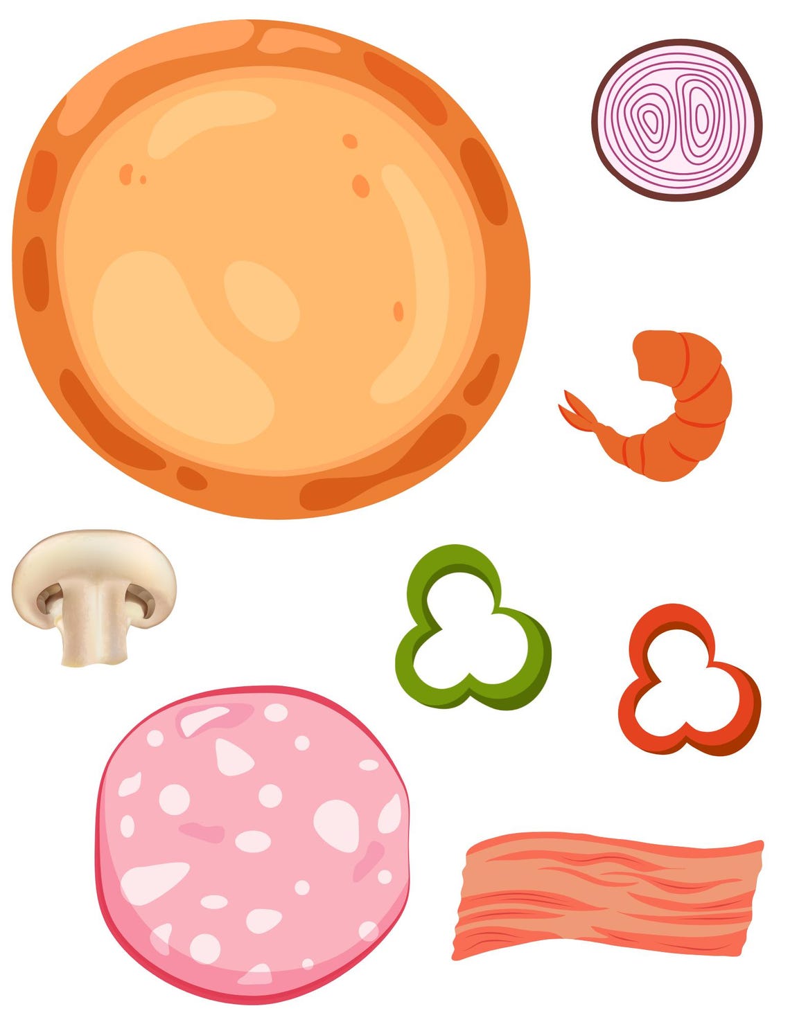 Cut & Paste Activity: Please Make Your Pizza - Craft - Etsy