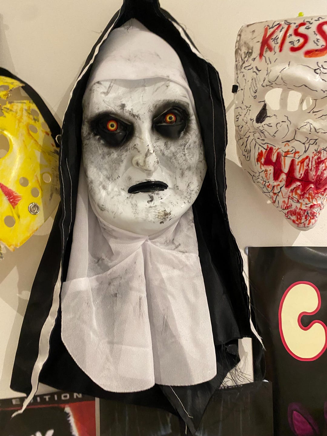 The Nun Conjuring Mask - Etsy