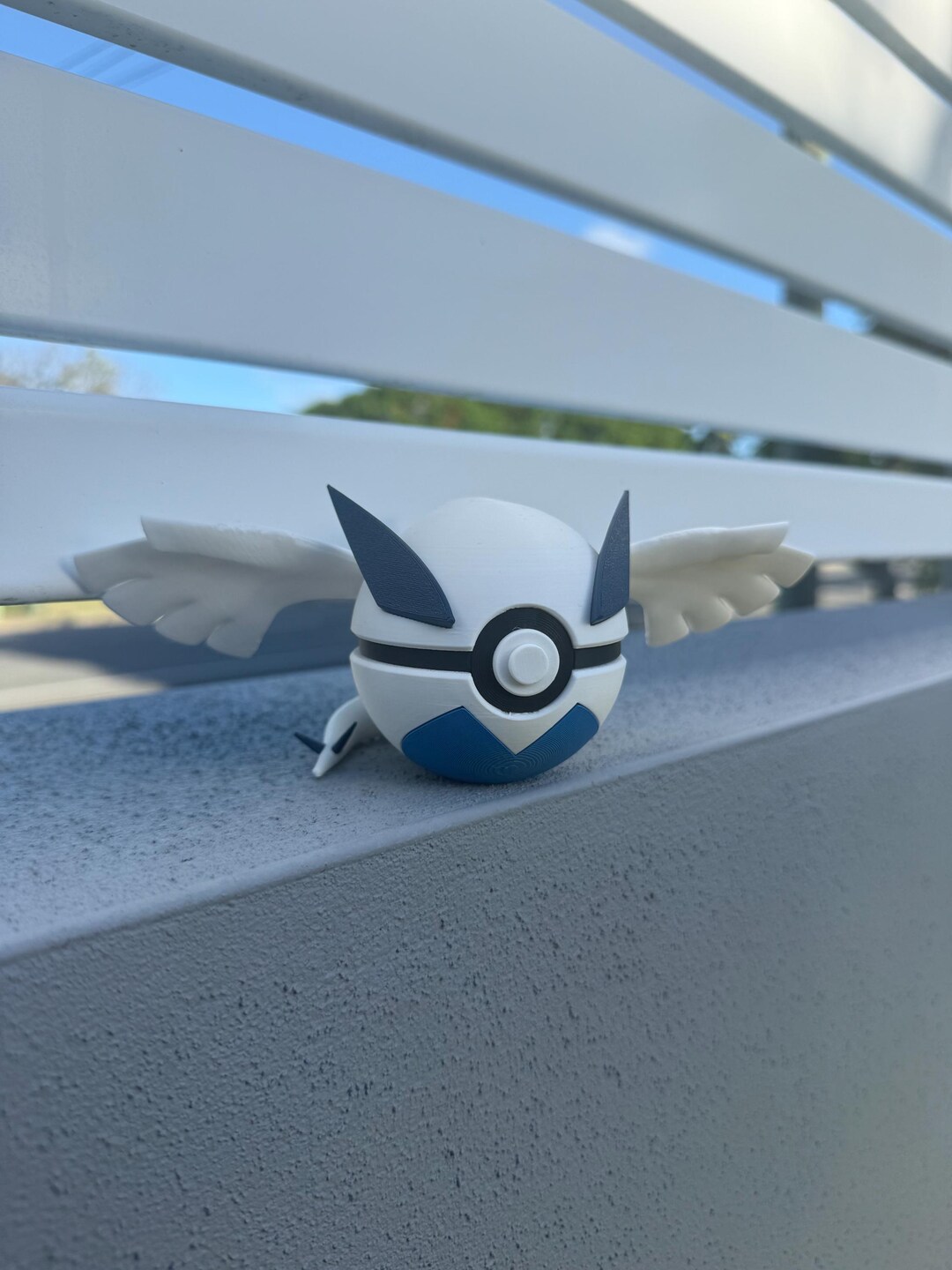 Lugia Themed 3D Pokeball - Etsy Australia