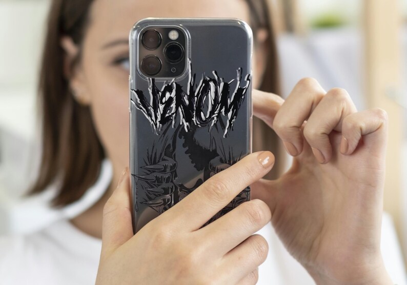 Venom Art Print, Symbiote Design, Horror Comic Decor, Edgy Villain ...