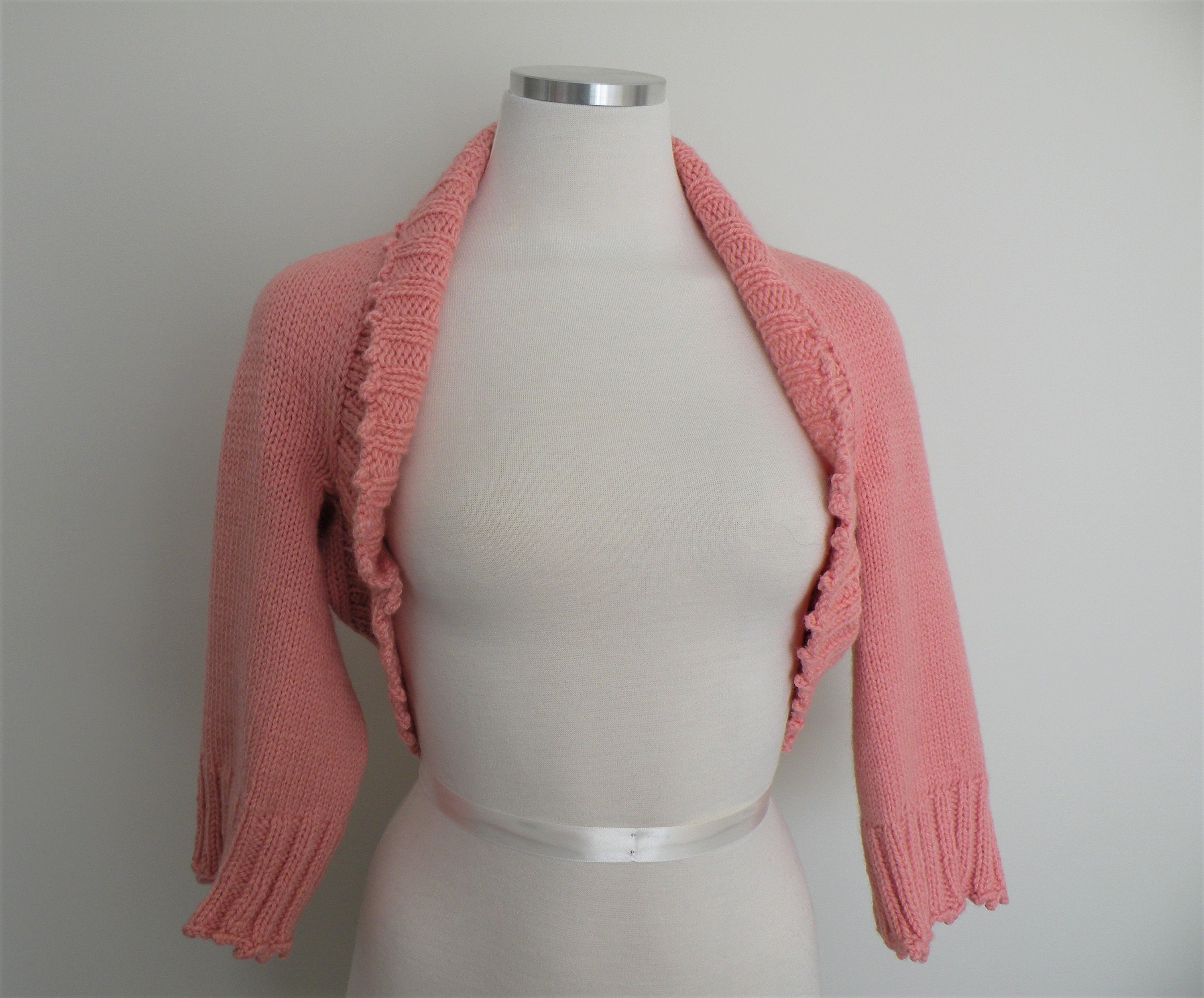 Merino Wool Knit Shrug: Women's Bolero Cardigan - Etsy