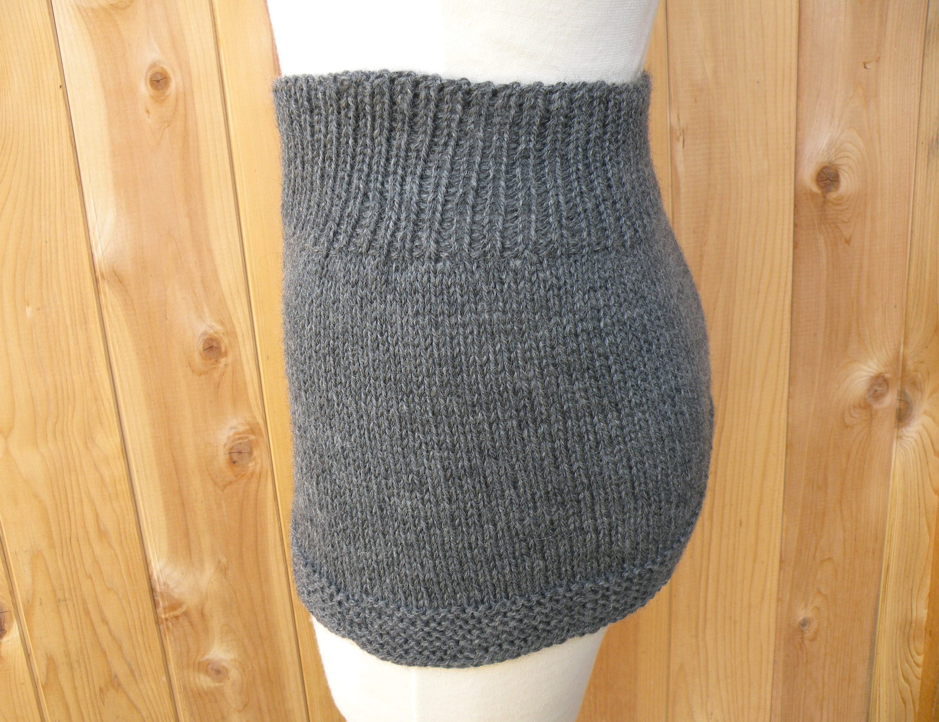 Hand Knit Merino Wool Back Warmer: Unisex Kidney Support - Etsy
