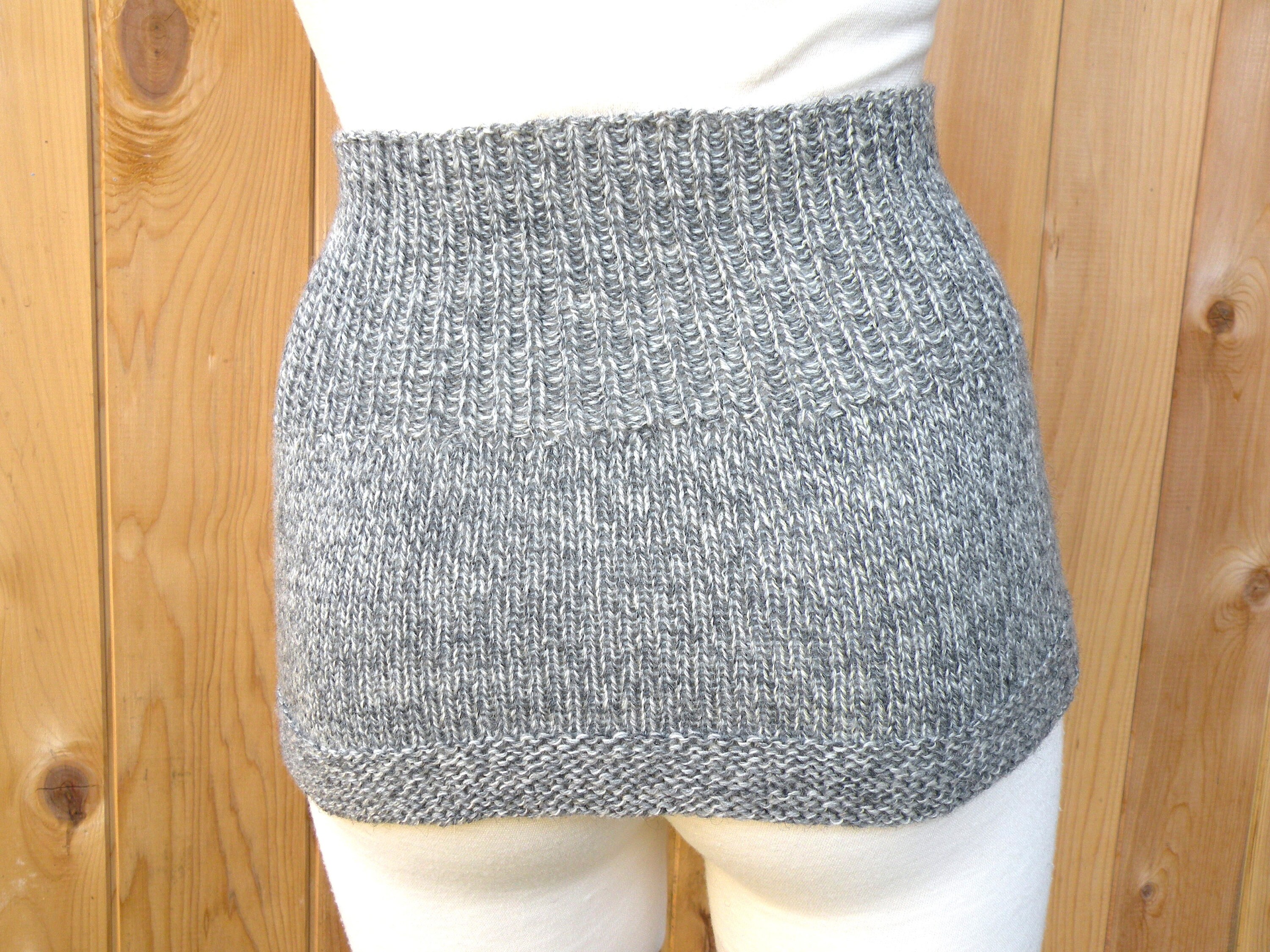 Hand Knit Merino Wool Back Warmer: Ballet, Yoga, Pilates - Etsy