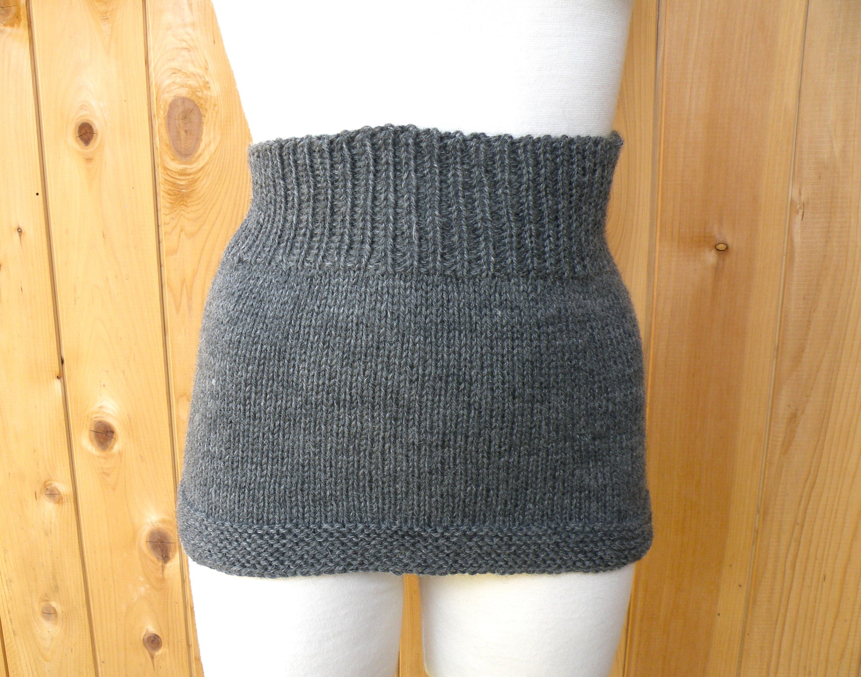 Hand Knit Merino Wool Back Warmer: Unisex Kidney Support - Etsy