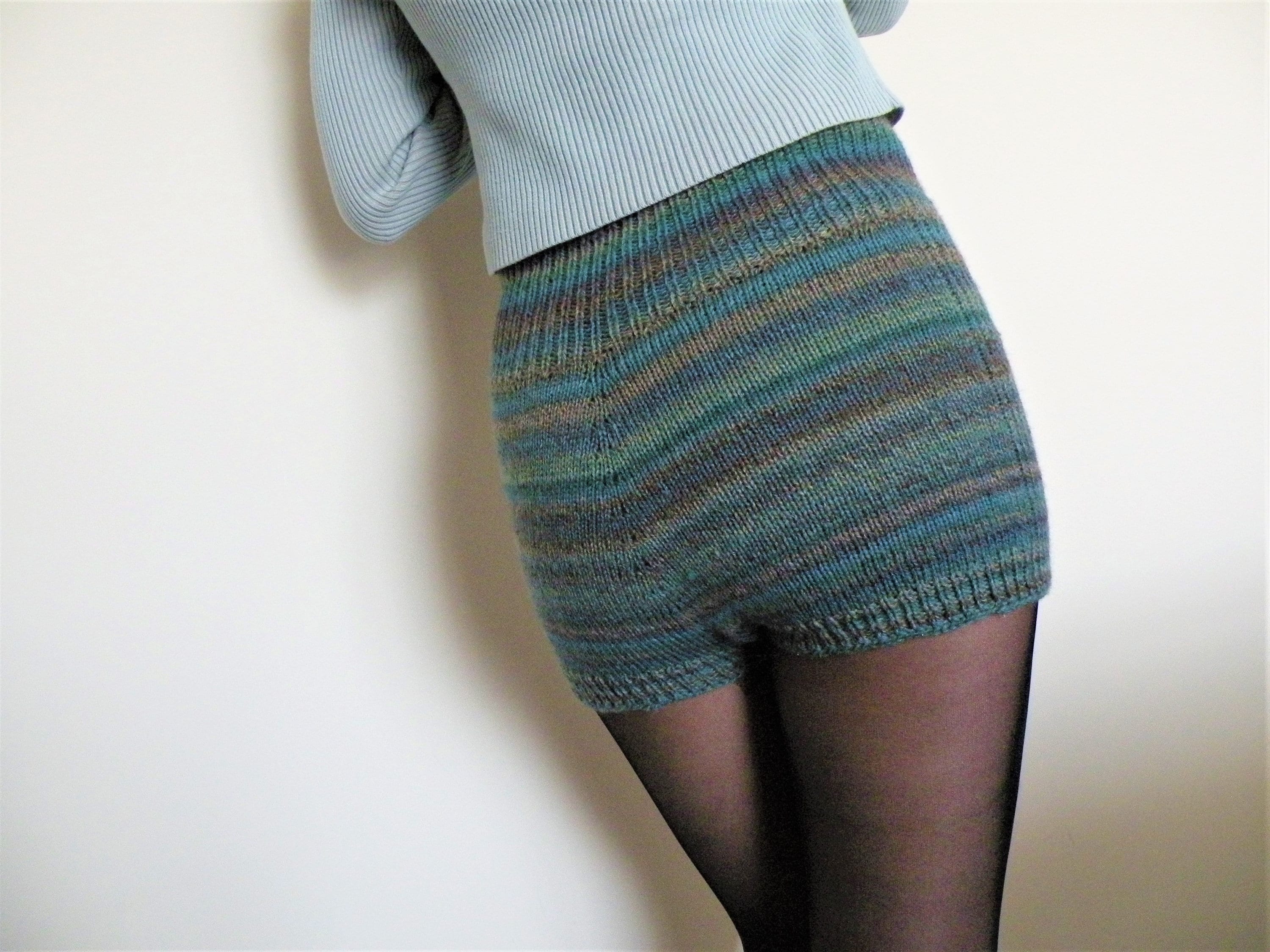 Womens Wool Shorts Hiking Shorts Hand Knitted Women Knit - Etsy UK