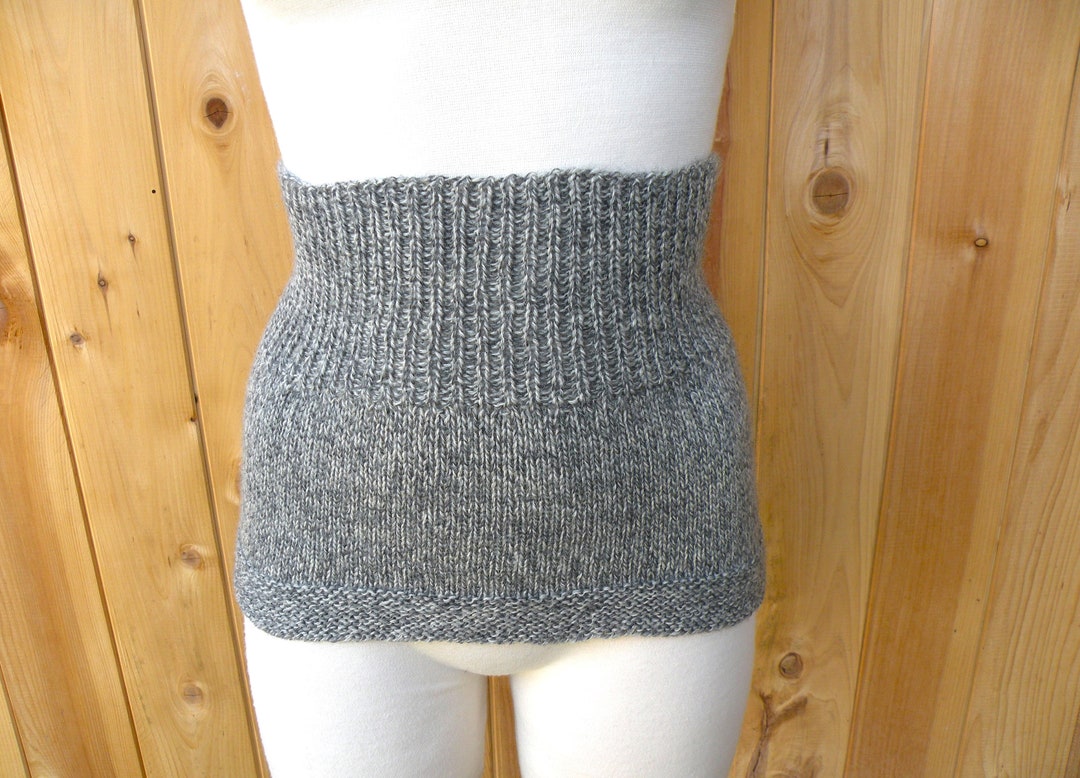 Hand Knit Merino Wool Back Warmer: Ballet, Yoga, Pilates - Etsy