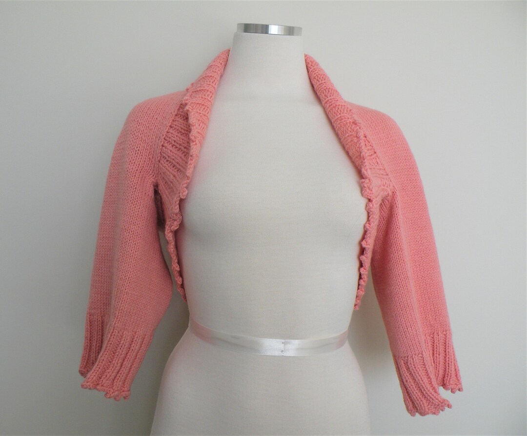 Merino Wool Knit Shrug: Women's Bolero Cardigan - Etsy