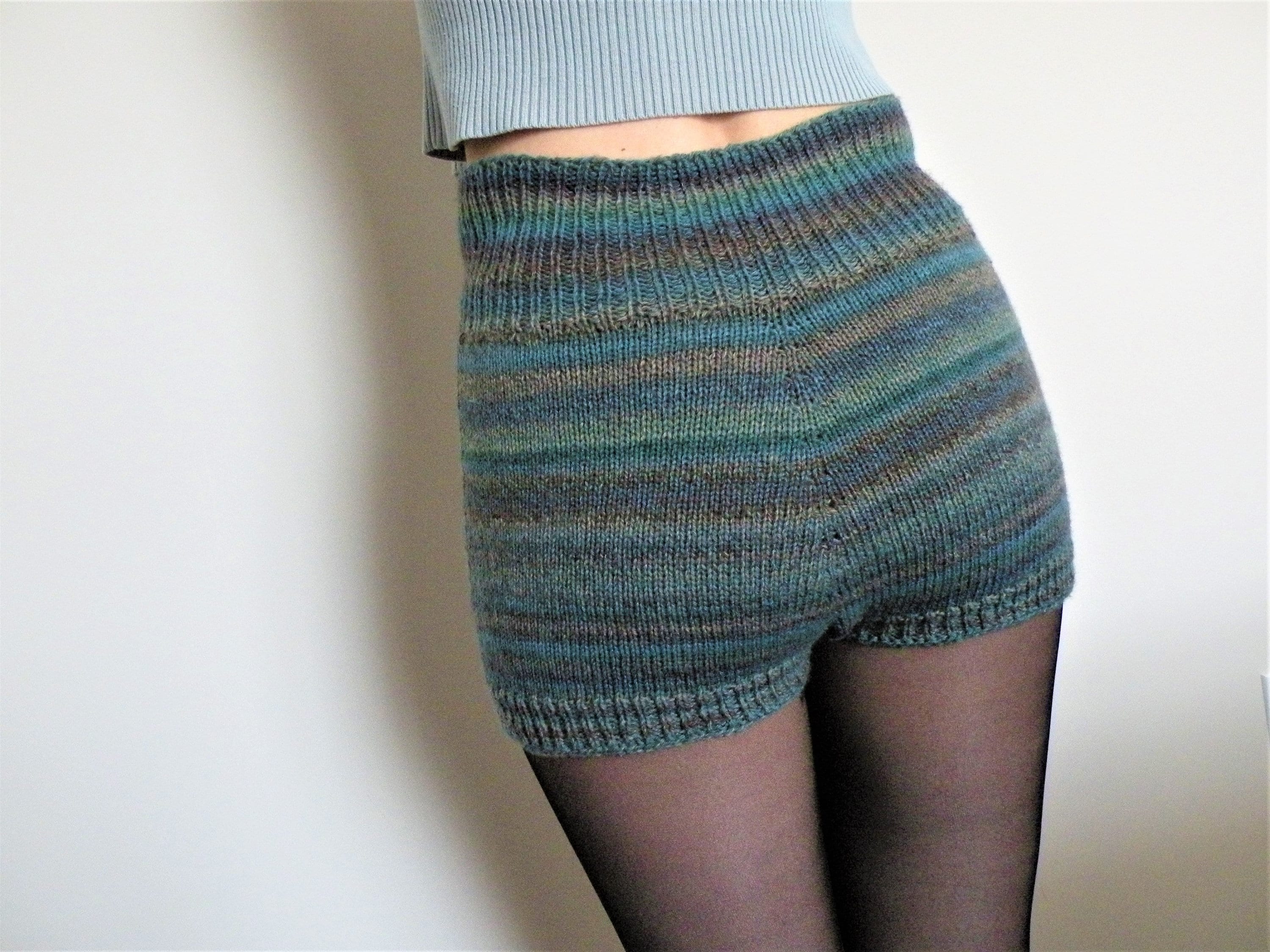 Womens Wool Shorts Hiking Shorts Hand Knitted Women Knit - Etsy UK