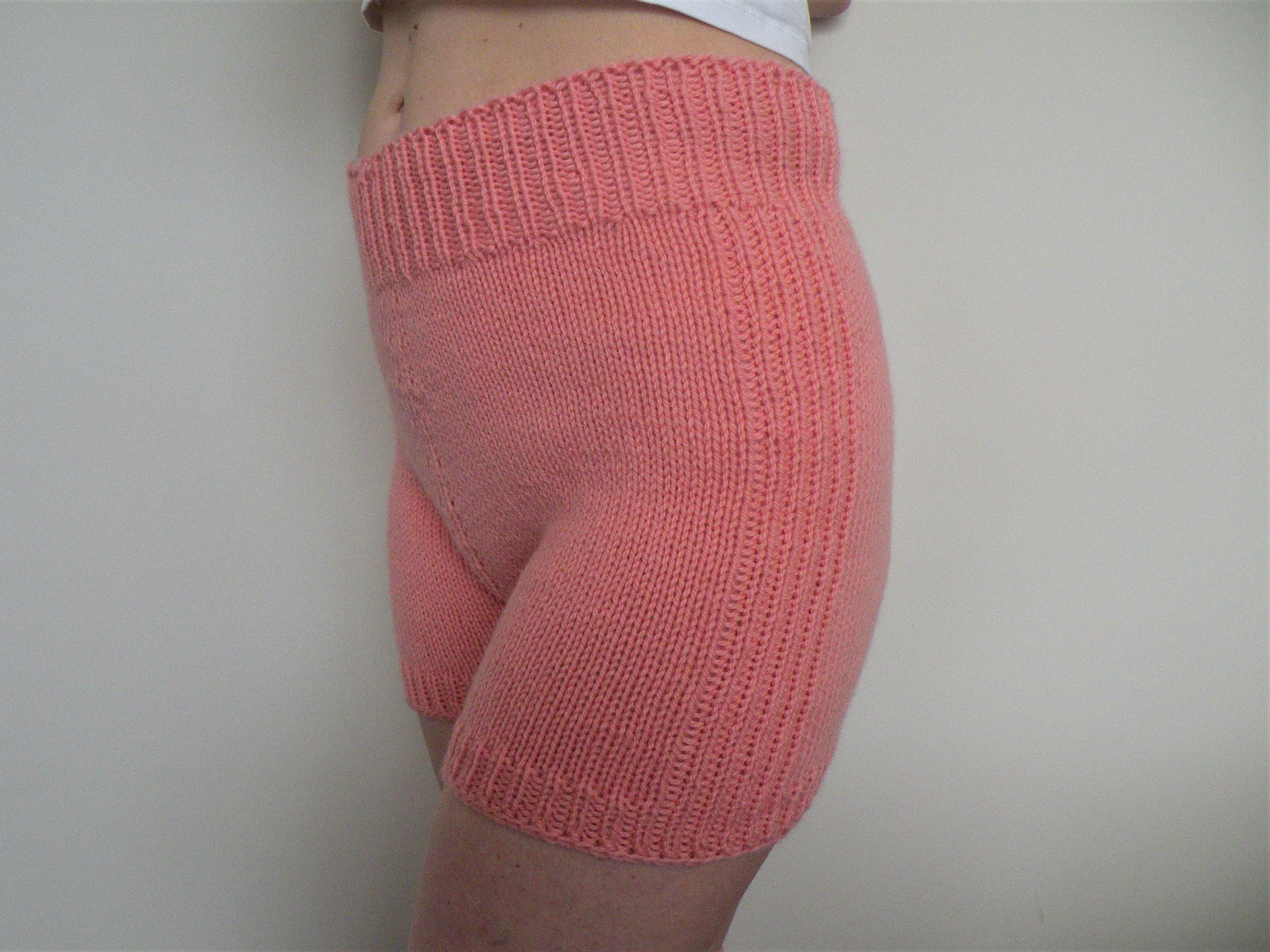 Wool Knit Shorts Hand Knit Underwear Srecha Wool Knit Shorts High ...