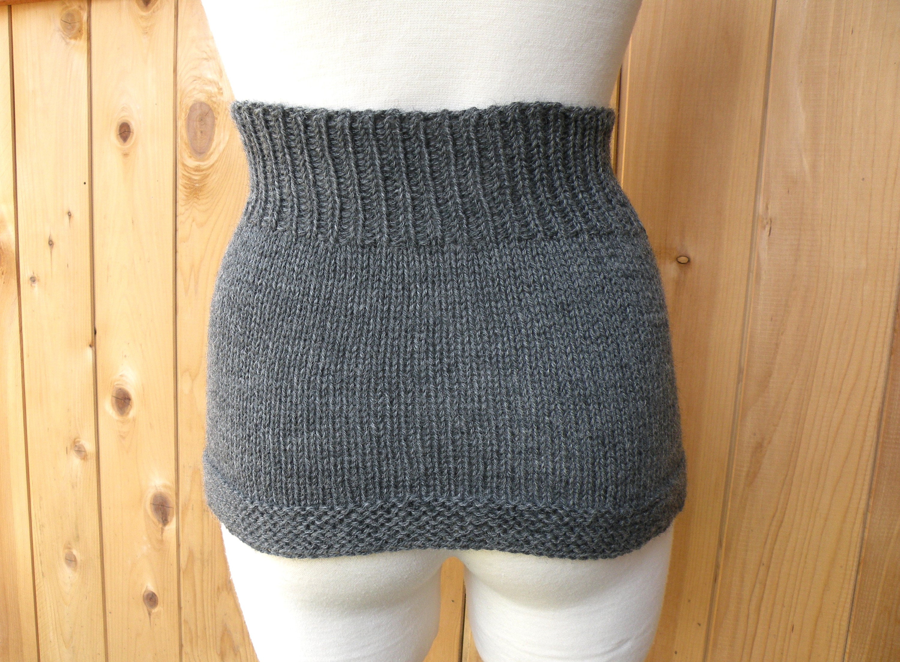 Hand Knit Merino Wool Back Warmer: Unisex Kidney Support - Etsy