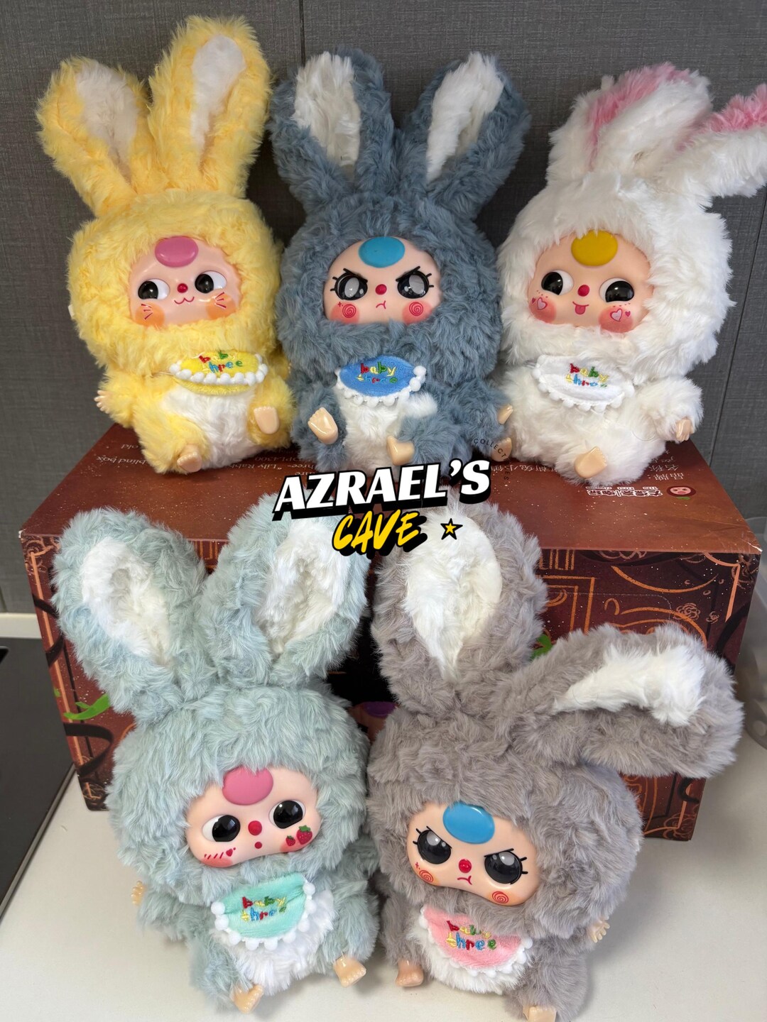 Authentic Baby Three Lilla Bunny Rabbit Version Ttmart Collectible ...