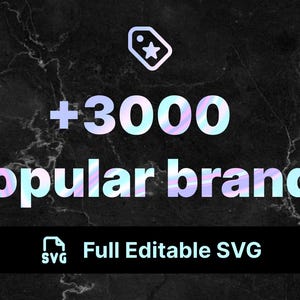 Popular Brand Logos: 3000+ Black Vector SVG Logos Figma File - Perfect ...