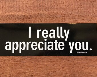I appreciate you | Etsy