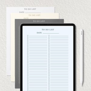 Printable To-do List Template | A4 & A5 | Fillable PDF | 8 Color ...
