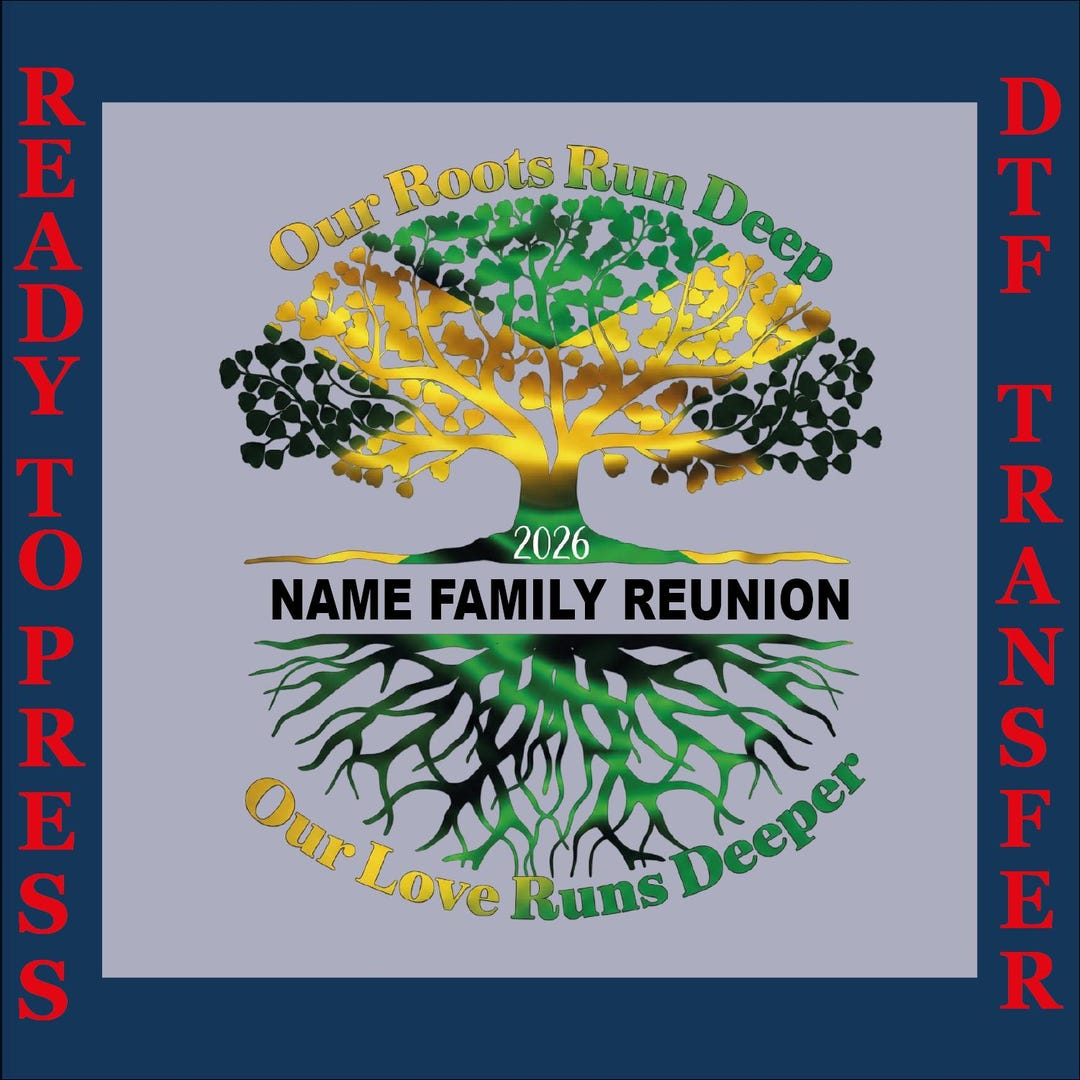 Family Reunion DTF Transfer: Custom Design, Ready to Press - Etsy