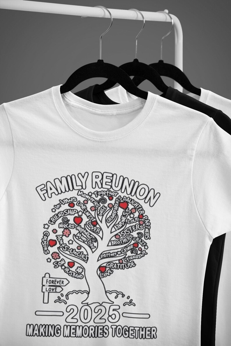 Family Reunion DTF Transfer: Tree of Life, Custom Apparel Design - Etsy