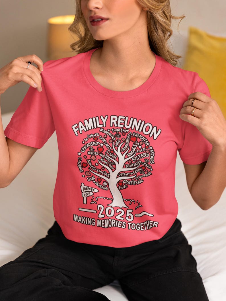 Family Reunion DTF Transfer: Tree of Life, Custom Apparel Design - Etsy