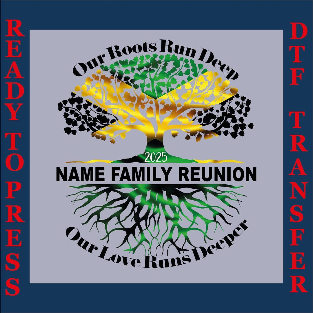 Family Reunion DTF Transfer: Custom Design, Ready to Press - Etsy
