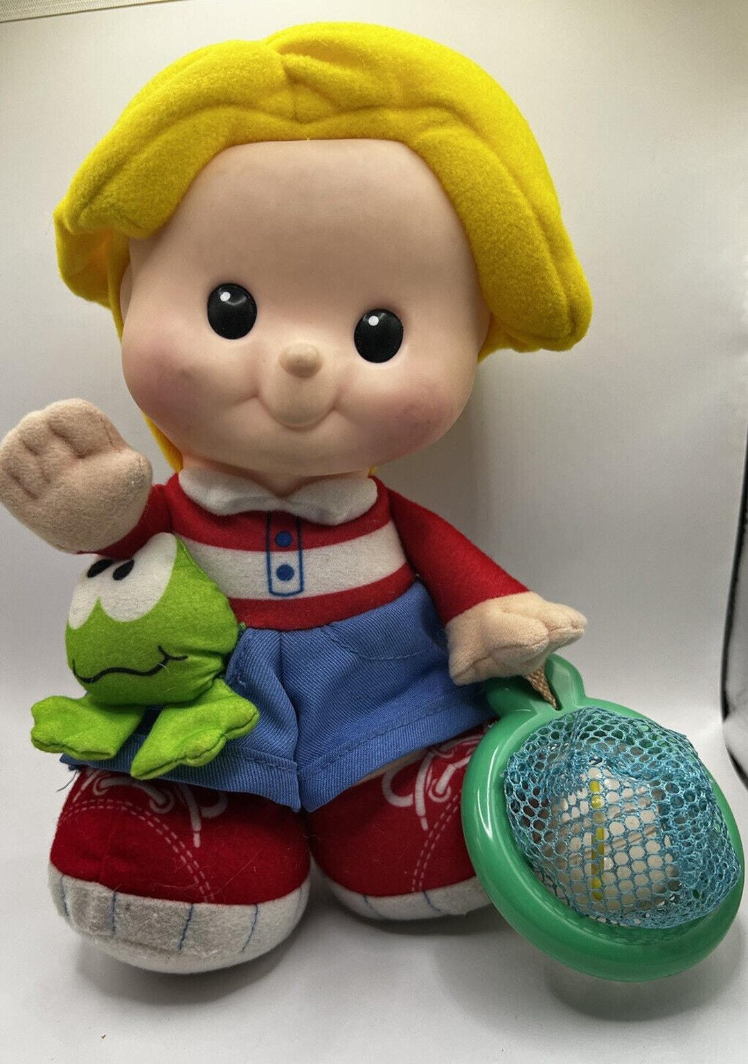 Little People EDDIE Boy 10" Plush Stuffed Animal Doll Soft 1999 Vintage ...