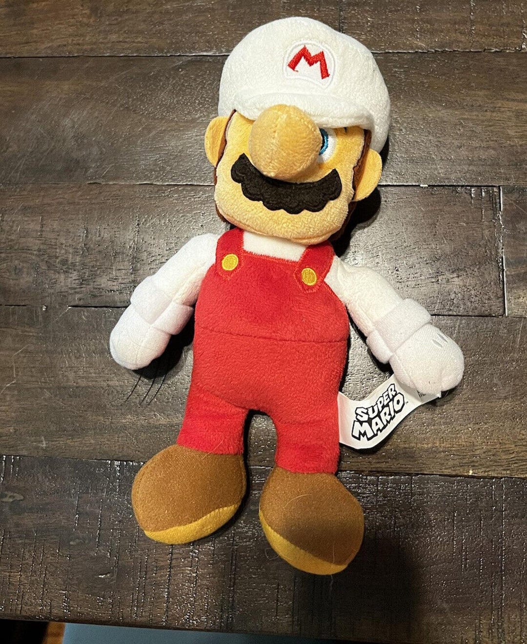 2021 Super Mario Stuffed Plush Figure White Hat Red Overalls Nintendo ...