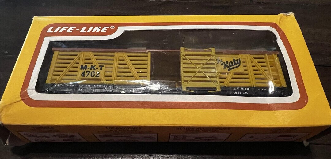 Vintage Life-like Model Train Cattle Car in Original Box - Etsy