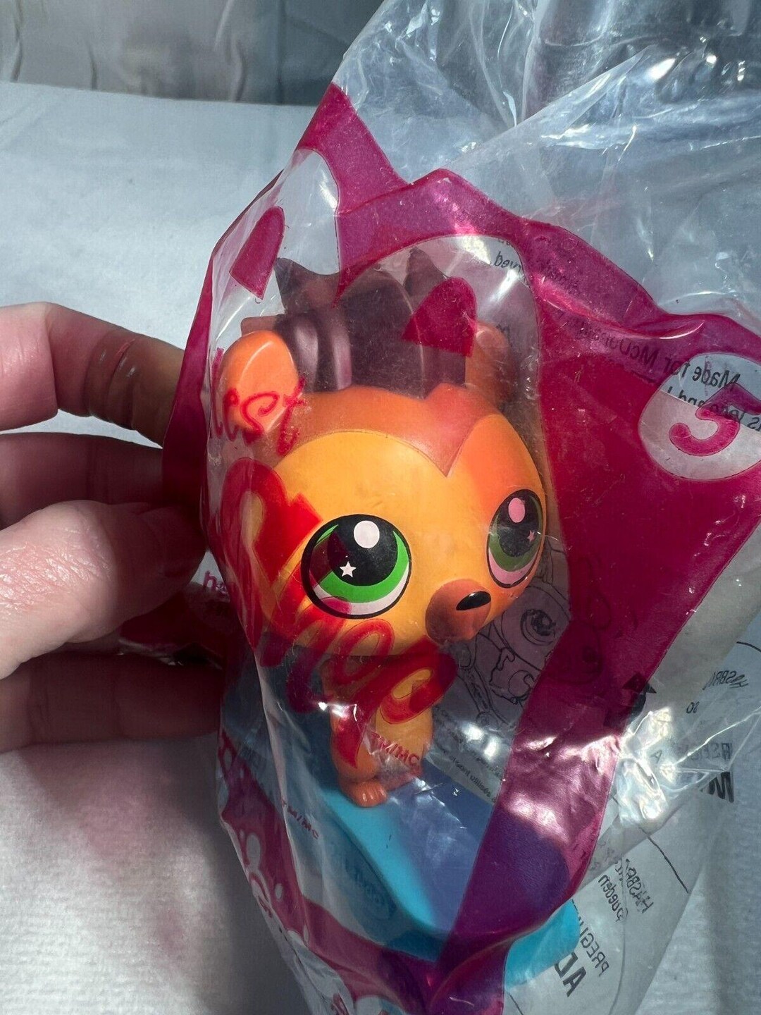 Littlest Pet Shop LPS Mcdonalds Toy Vintage 2012 #5 Russell Ferguson ...